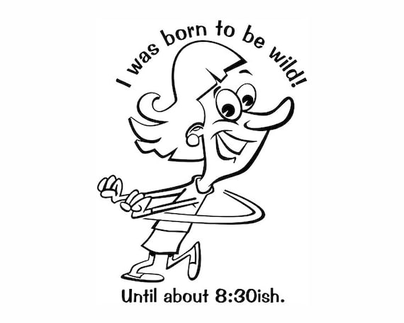 SVG Funny Wild Party Girl Meme Cutout for Cricut Machines or - Etsy