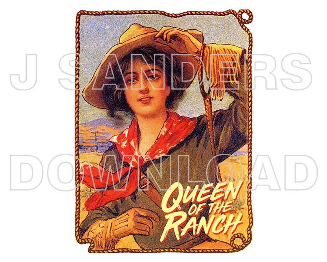 Cowgirl Queen of the Ranch T Shirt Transfer - Etsy