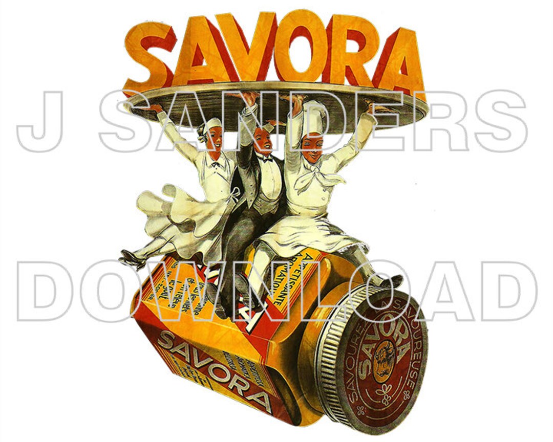 Dye Sublimation Design of Vintage Advertising Savora T Shirt - Etsy