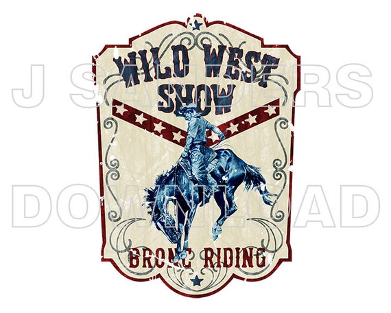 Rodeo Bronc Riding T Shirt Transfer - Etsy