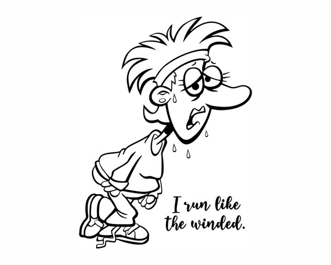 SVG Run Like the Winded Meme File for Popular Cutting and Engraving ...