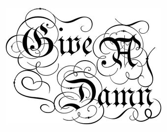 Ambigram Strength Courage