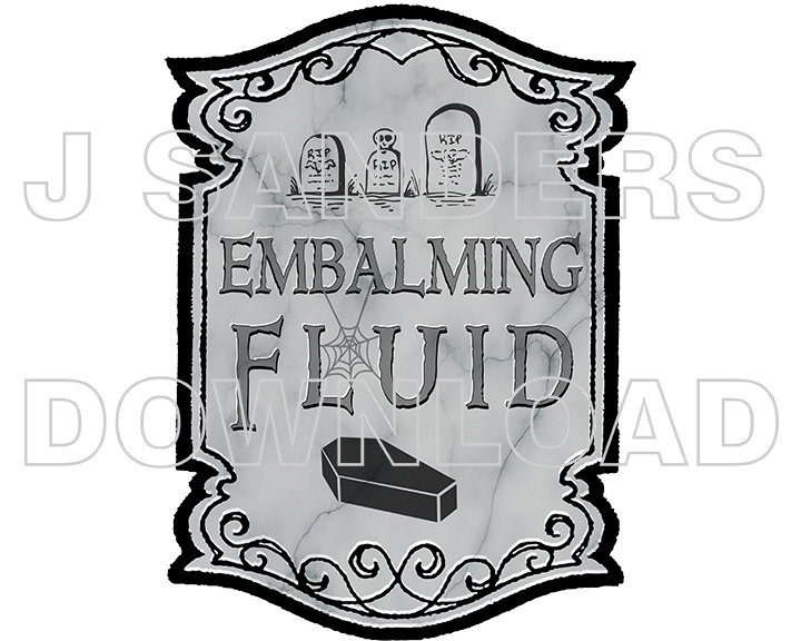 Embalming Fluid is the Perfect Halloween Drink. Dye Sublimation ...