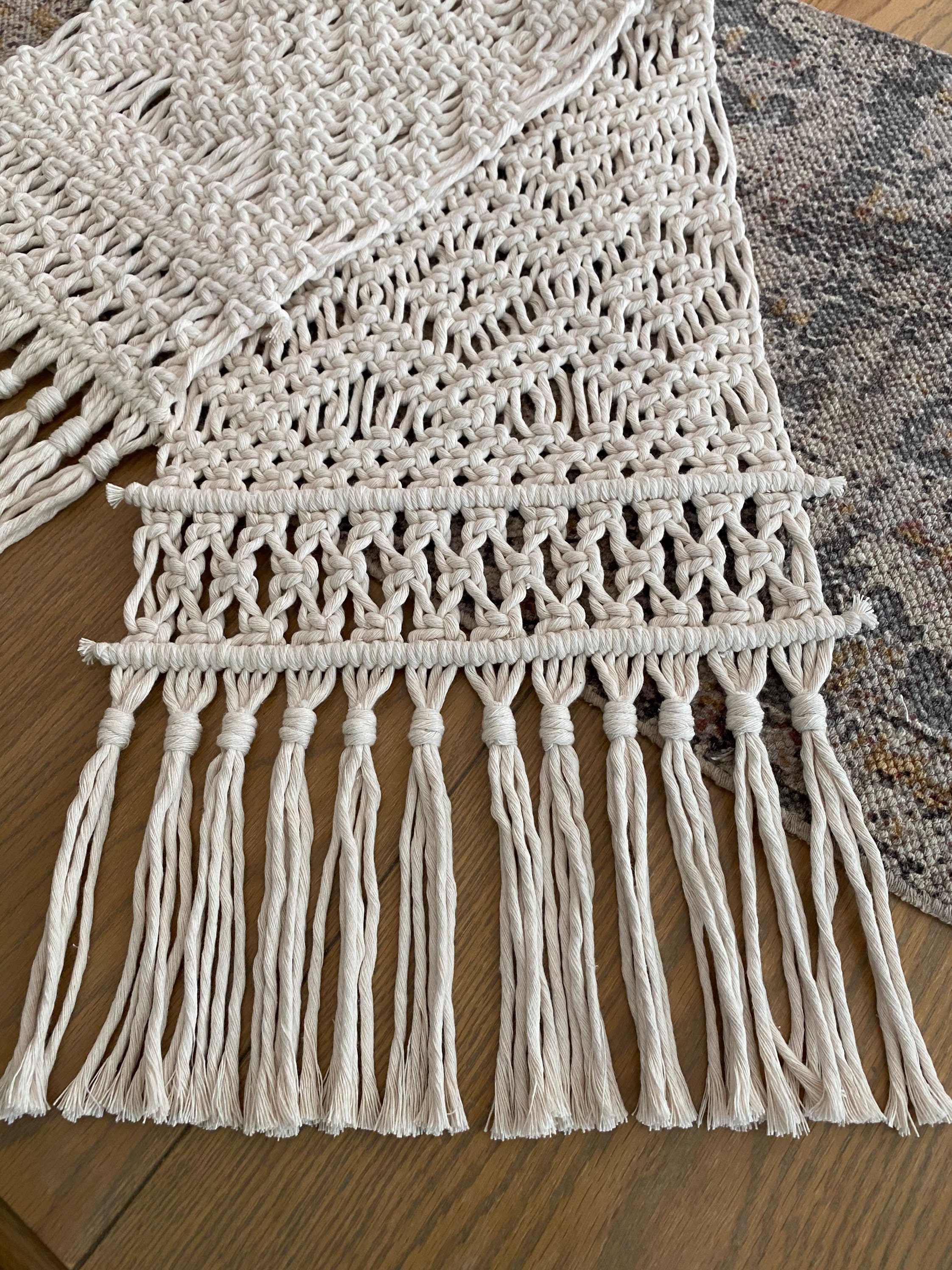Seraphina Macrame Runner - Etsy