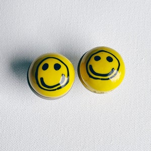 Smiley Face Killer....polymer Clay Drawer Pulls/knobs - Etsy