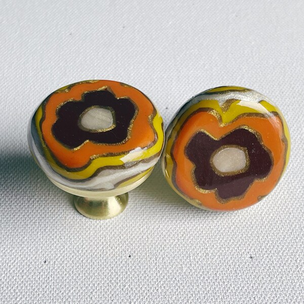 Polymer Clay Knobs - Etsy