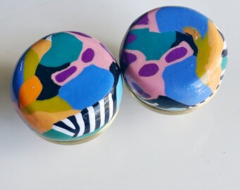 Polymer Clay Knobs | Etsy