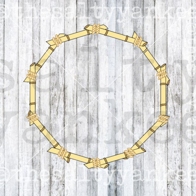 Bamboo Frame Palm - Etsy