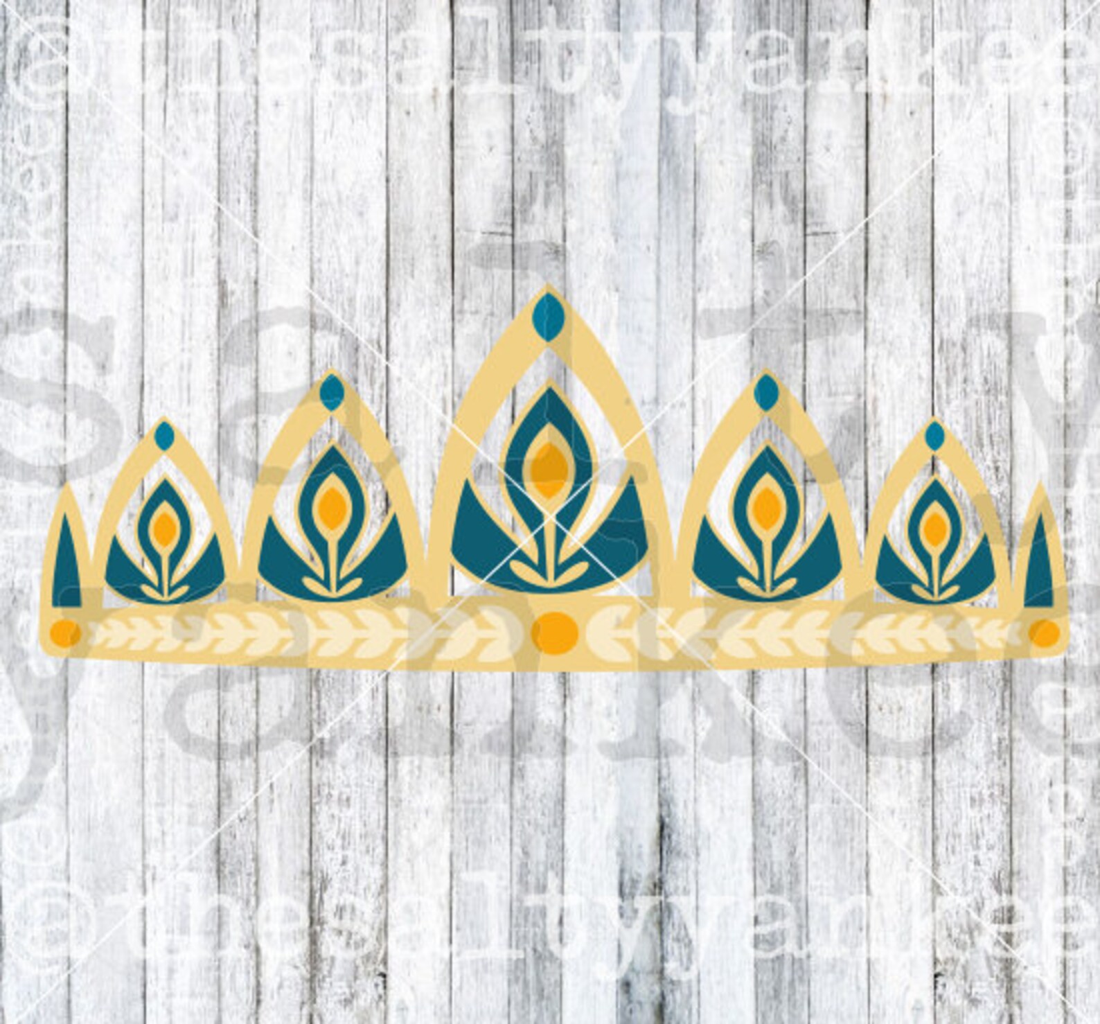 Ice Princess Sisters Crown Tiara Layered SVG File Download - Etsy