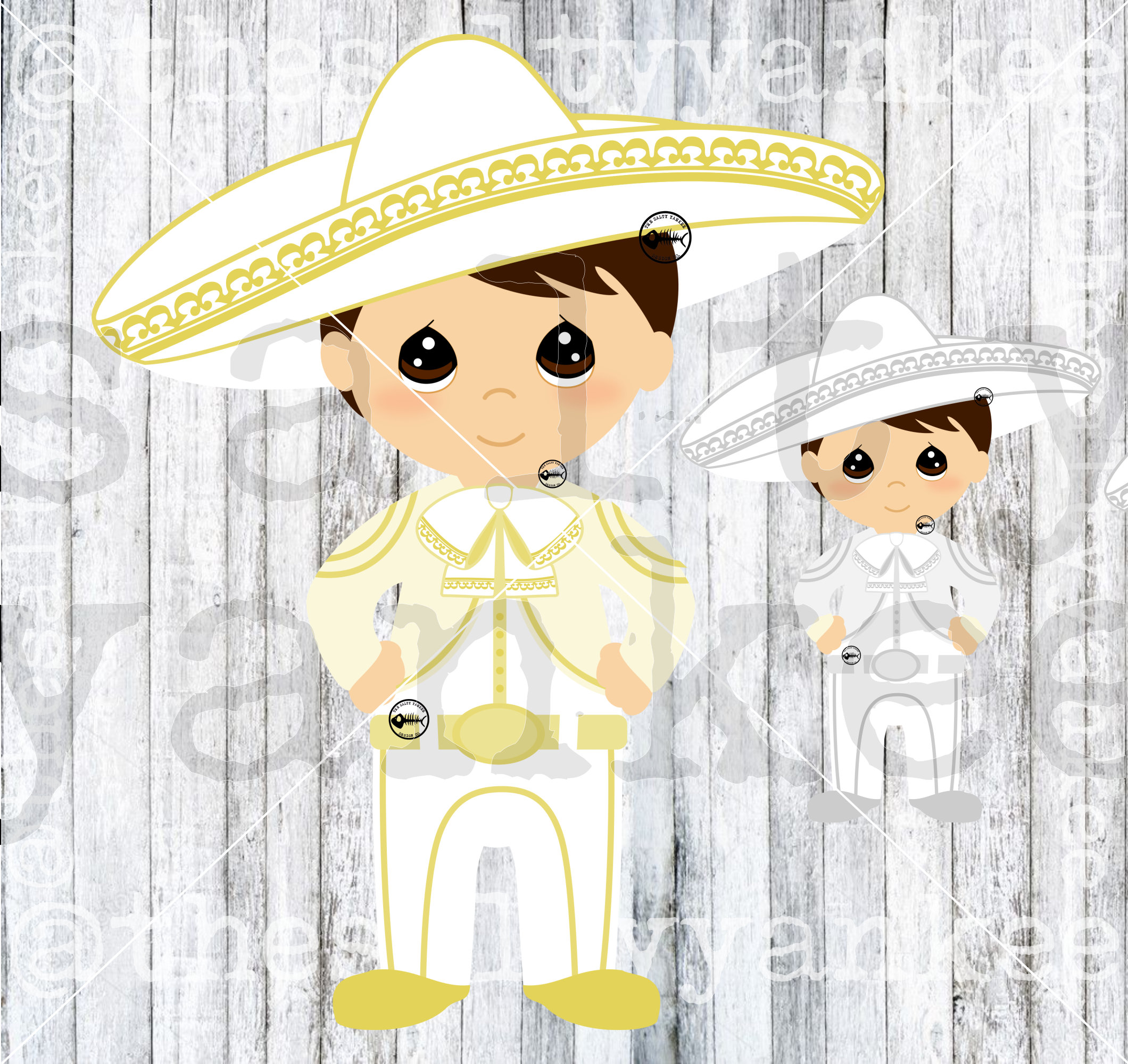 Charrito Charro Boy Toddler Clipart SVG Layered File Download - Etsy UK