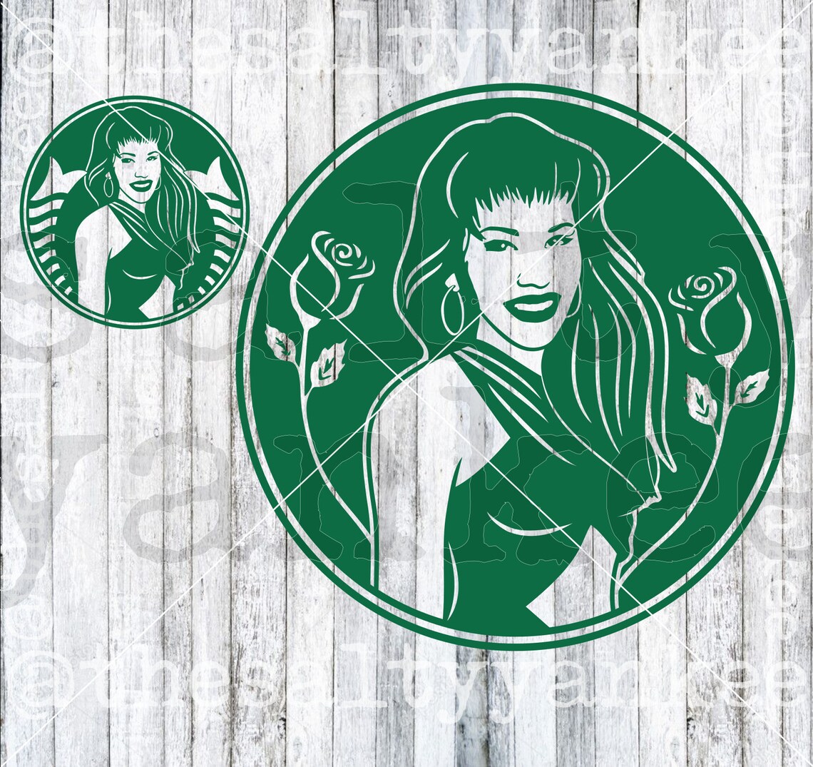 Selena Quintanilla-pérez Coffee Cup Logo Circle SVG File Download - Etsy