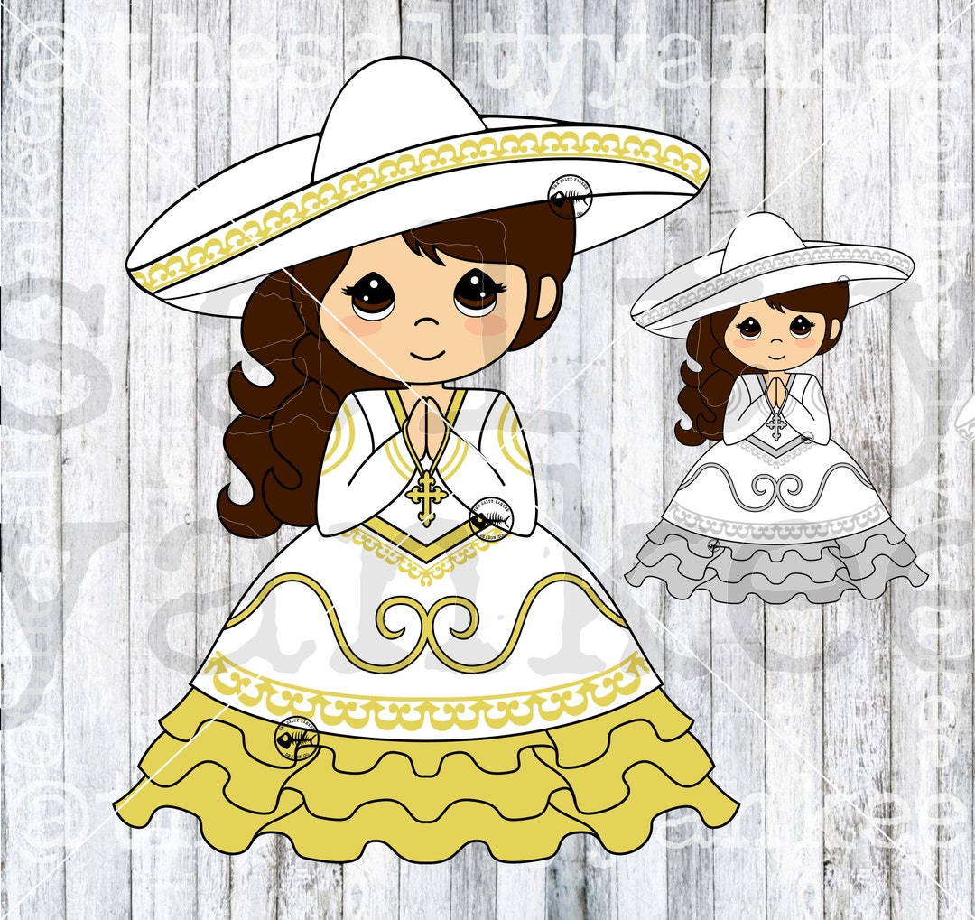Charrito Charro Boy Toddler Clipart SVG Layered File Download - Etsy