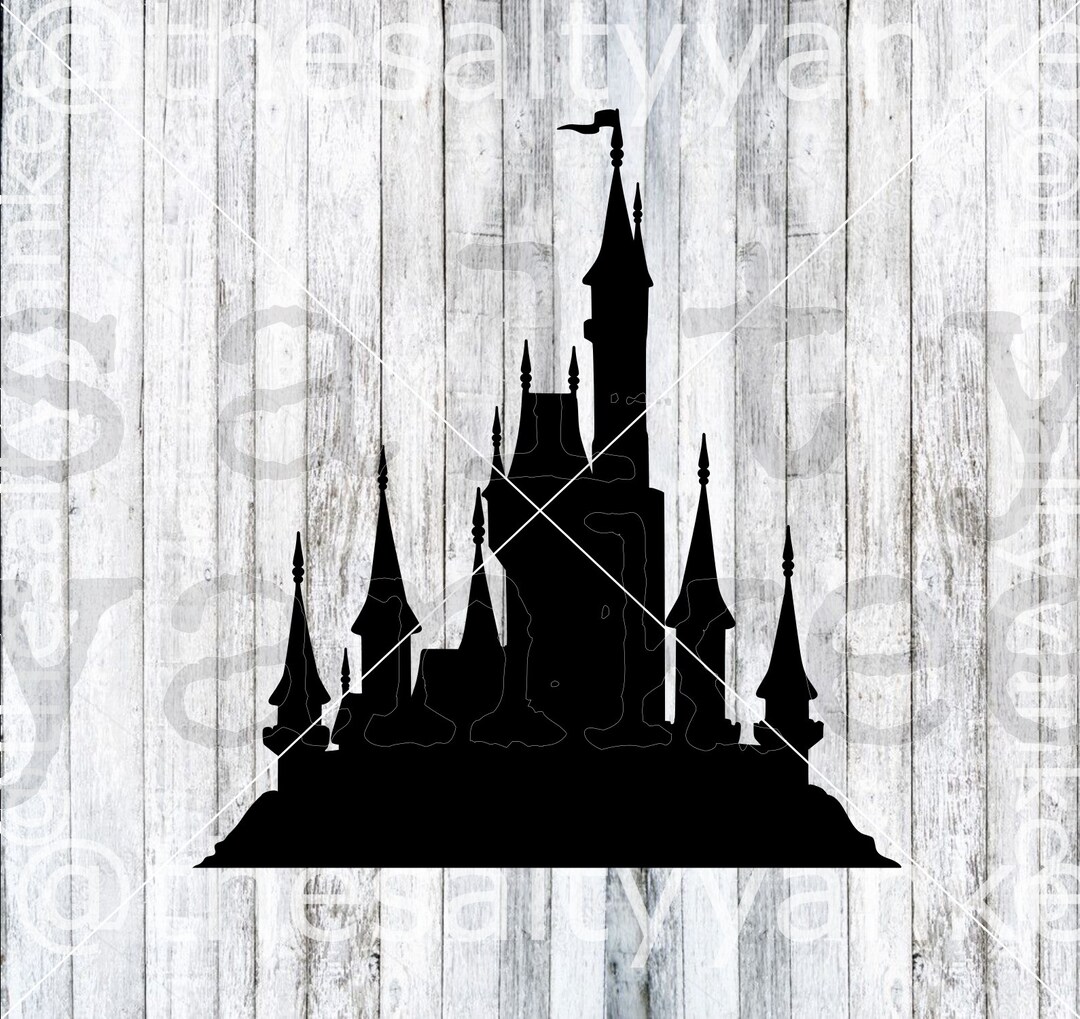 Fairy Tale Princess Castle Fantasy Clipart SVG File Download - Etsy