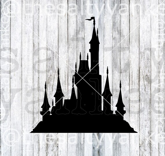 Fairy Tale Princess Castle Fantasy Clipart SVG File Download - Etsy