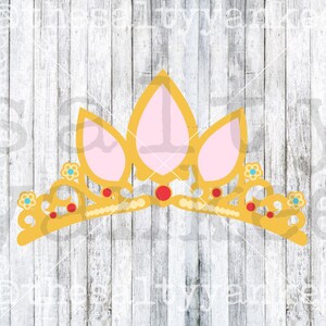 Fairy Tale Princess Crown Tiara Layered SVG File Download - Etsy