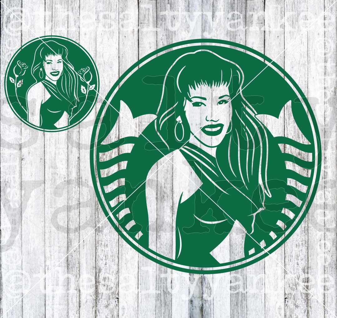 Selena Quintanilla-pérez Coffee Cup Logo Circle SVG File Download - Etsy