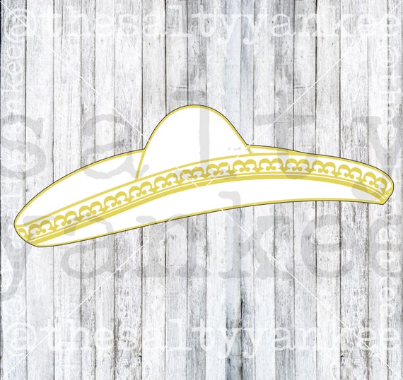 Charro Hat Clipart SVG Layered File Download - Etsy