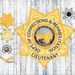 CDCR Badge Department of Corrections California Lieutenant Retired ...