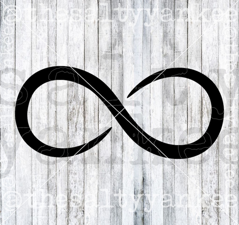 Infinity Symbol Endless Loop Autism Symbol Clipart SVG Layered File ...