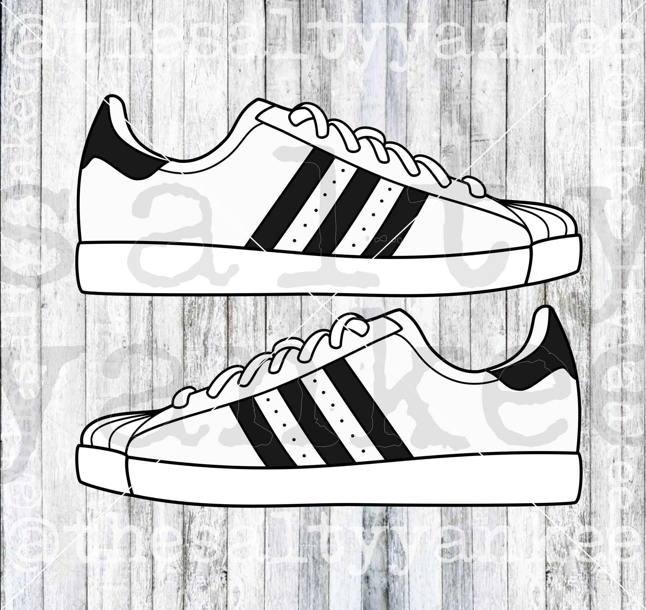 Adidas Shoes Drawing