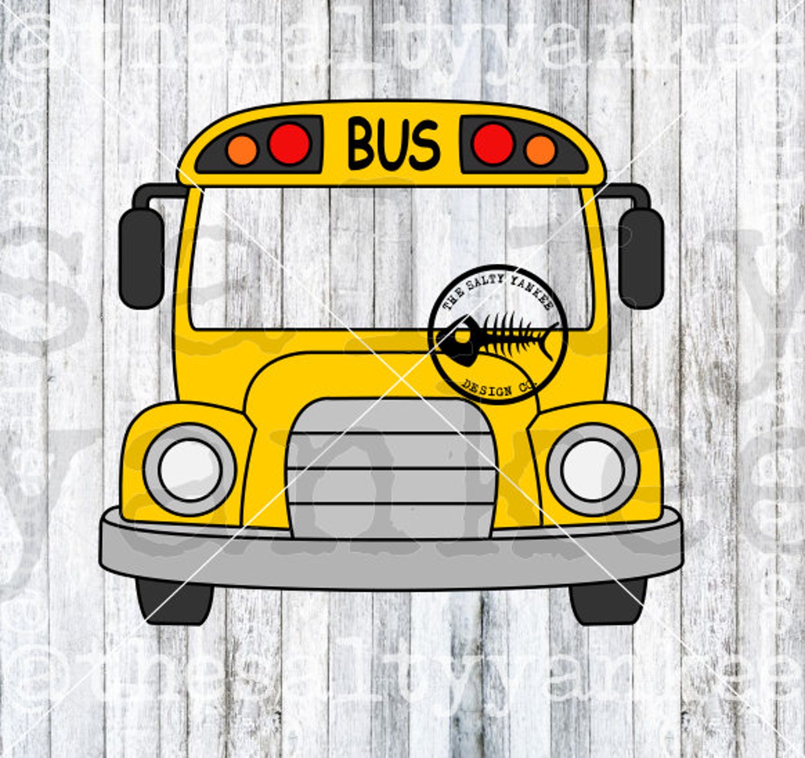 School Bus Clipart Layered SVG File Download - Etsy