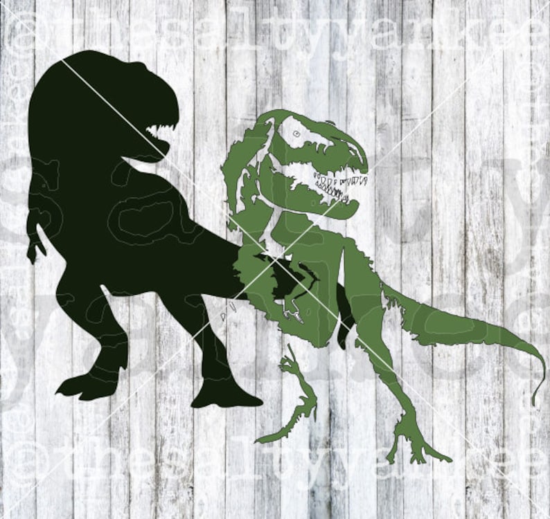 Layered Realistic Dinosaur T Rex Tyrannosaurus SVG File - Etsy