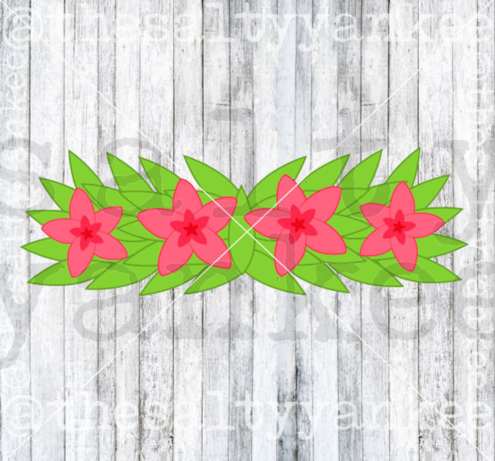 Polynesian Princess Flower Crown Tiara Layered SVG File Download - Etsy