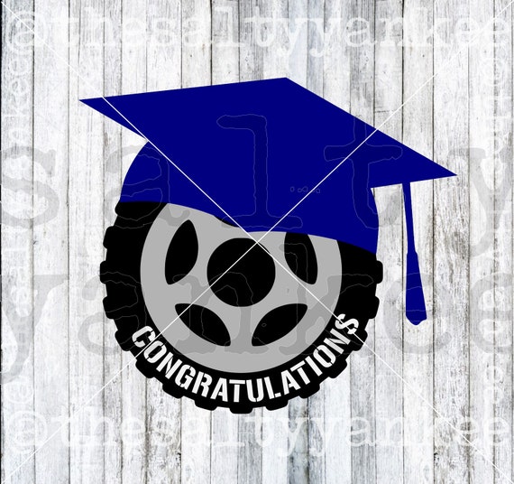Automotive Mechanic Graduation Card SVG File Download - Etsy