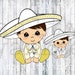 Charrito Charro Boy Baby Clipart SVG Layered File Download - Etsy