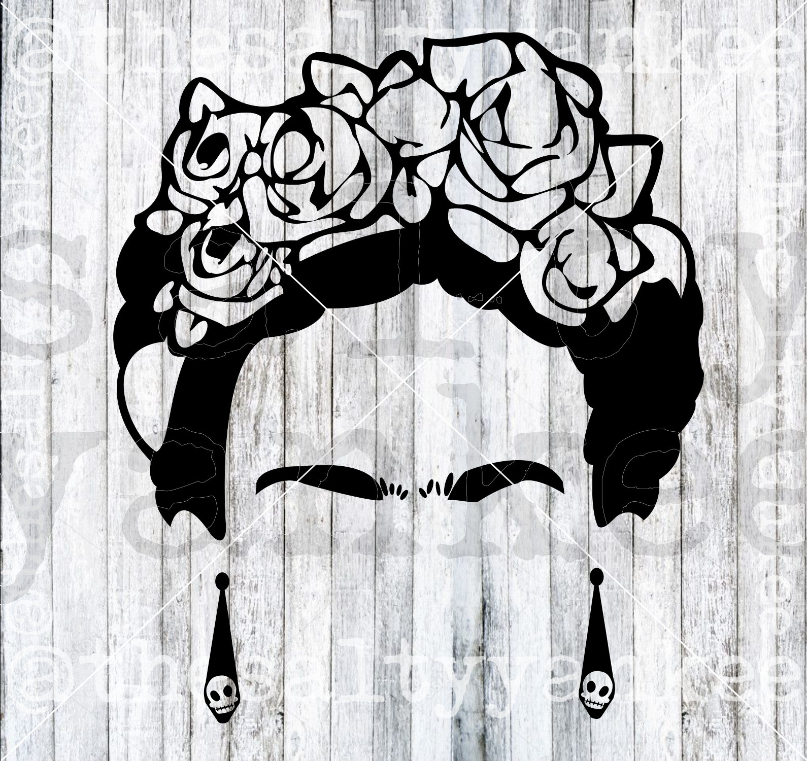Frida Kahlo Basic Minimalist Clipart SVG Layered File - Etsy México