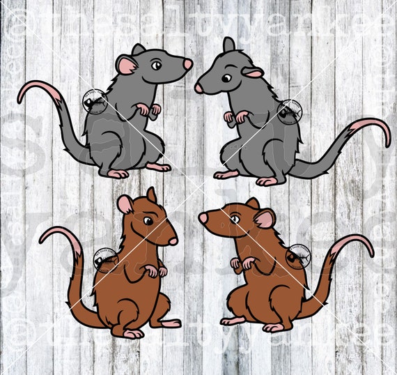 Magical Rats SVG Layered File Download | Etsy