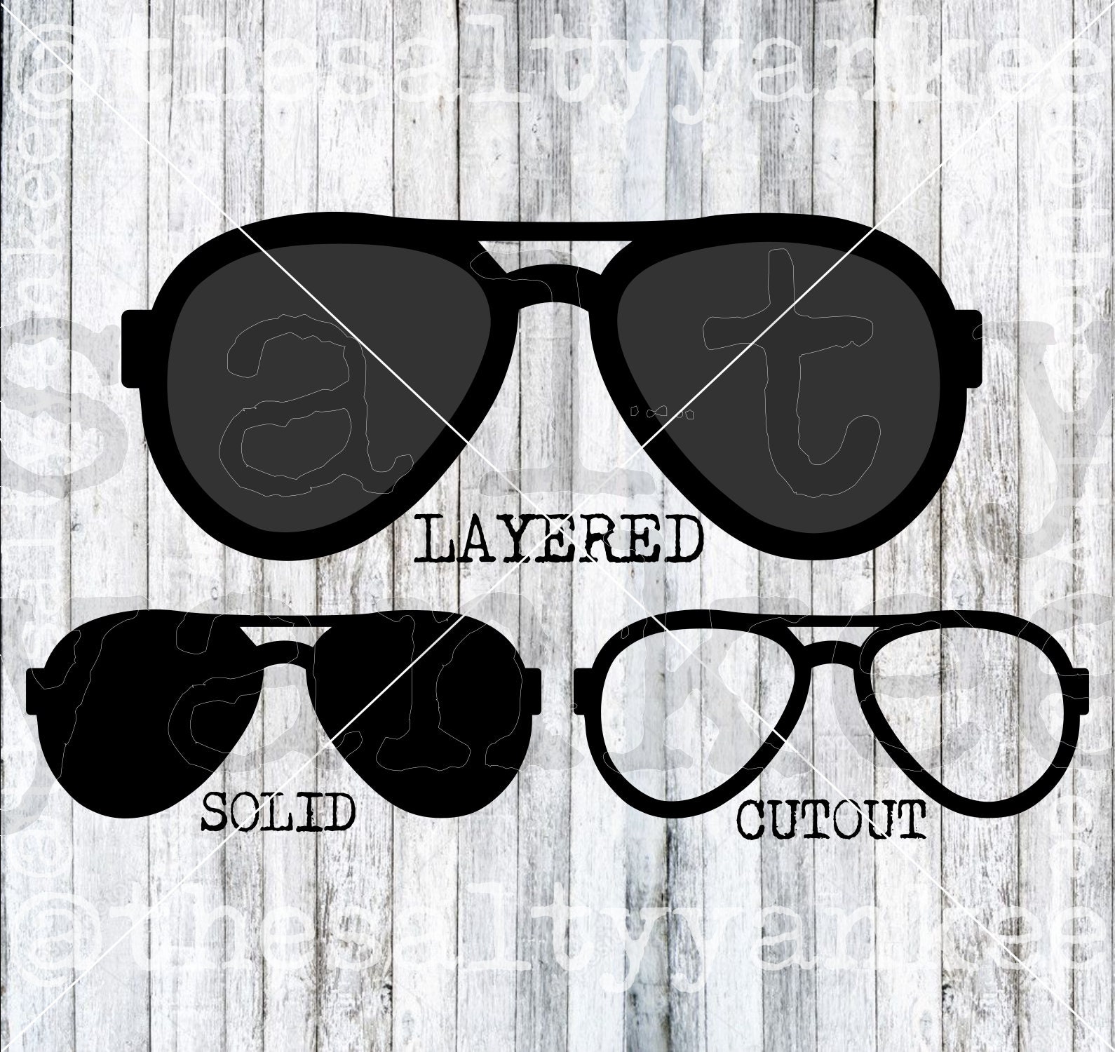 Aviators Glasses Sunglasses Aviator Clipart SVG Layered File Download ...