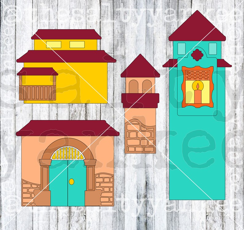 Magical Family House SVG Layered File Download | Etsy