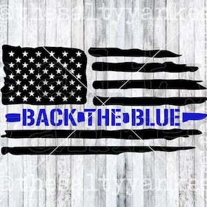 Back the Blue - Etsy
