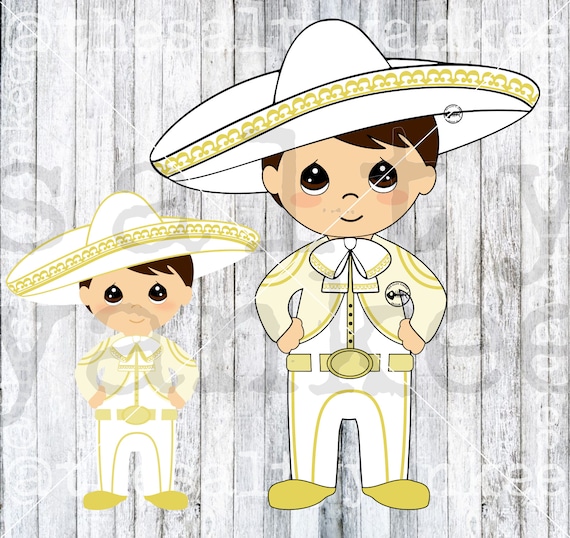 Charrito Charro Boy Toddler Clipart SVG Layered File Download - Etsy