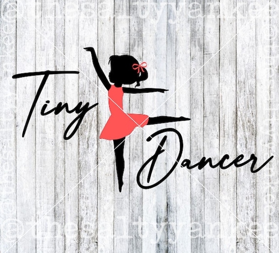 Tiny Dancer Ballerina Girl SVG File Download | Etsy