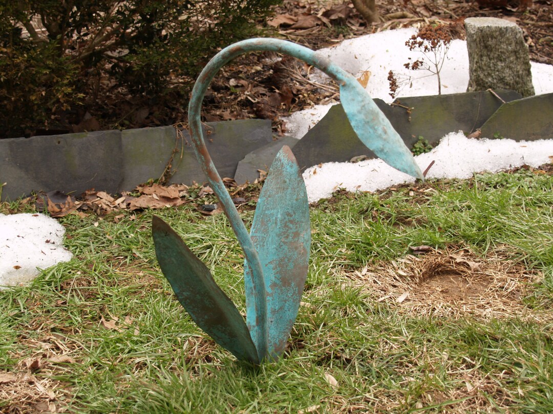 Aged Copper Landscape Light 12 Volt - Etsy
