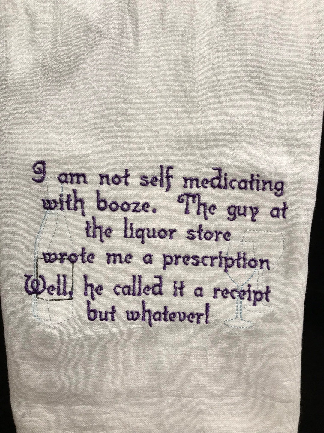 I Am Not Self Medicating With Booze. the Guy at the Liquor Store Wrote ...