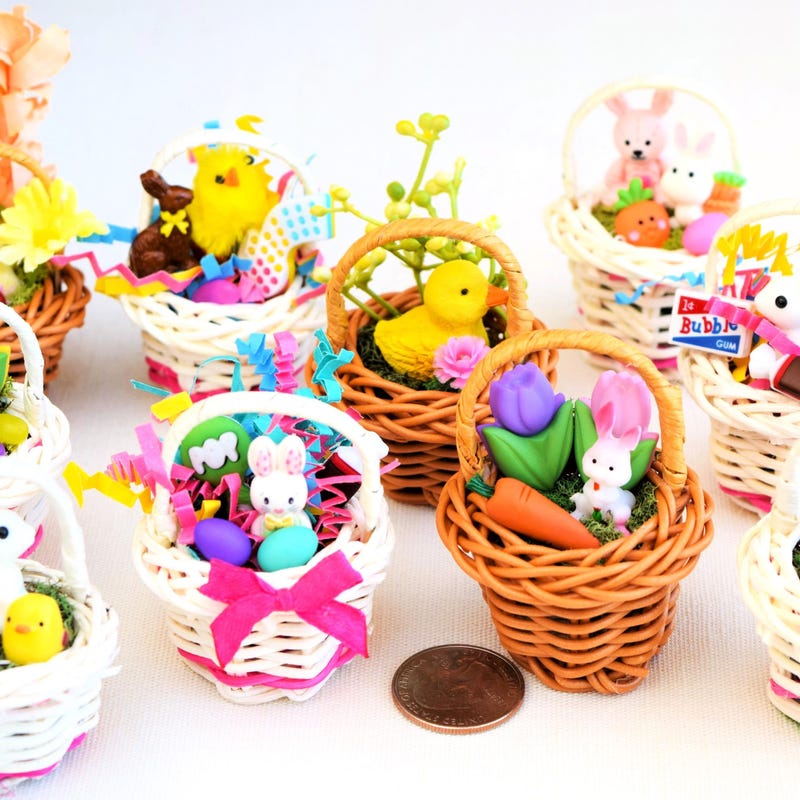 Miniature Easter Baskets - Etsy