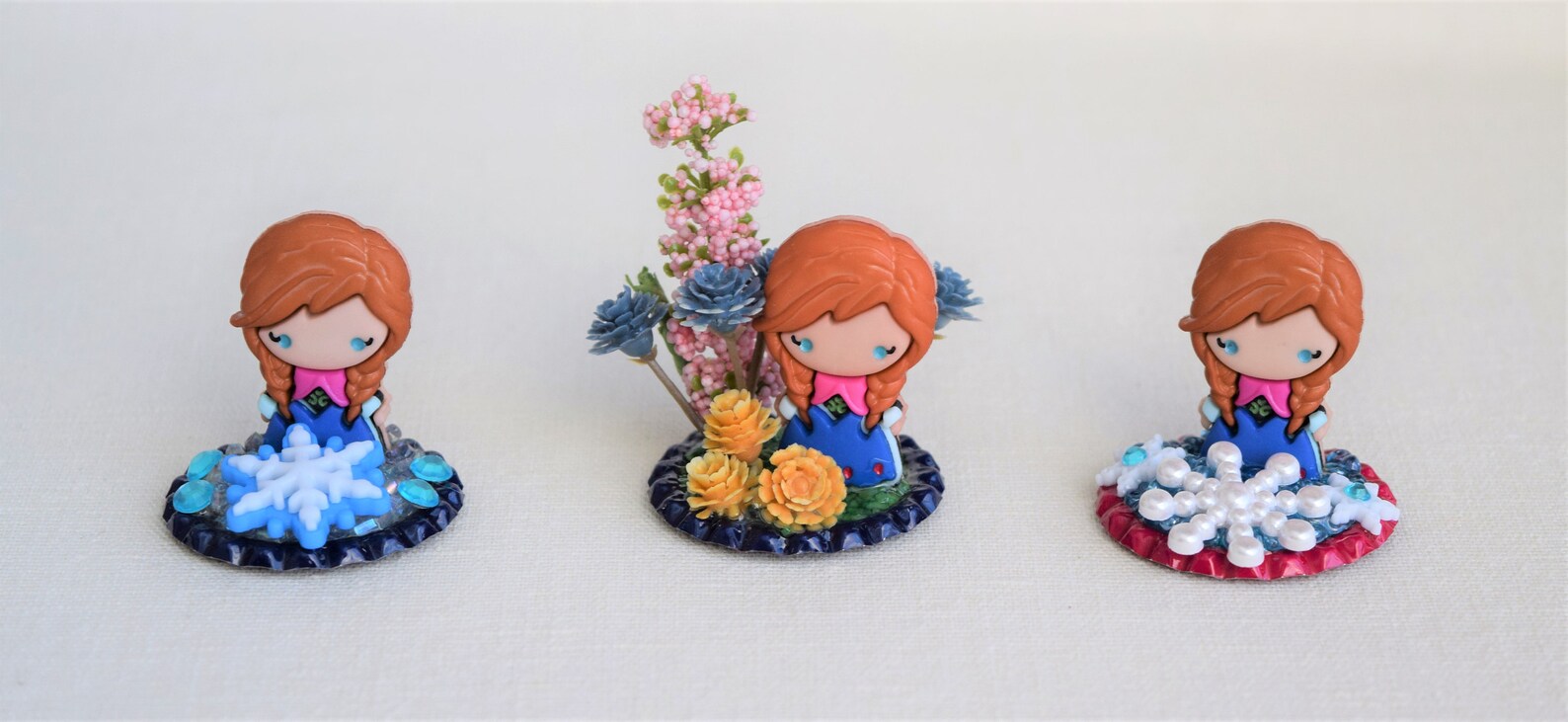 Frozen Olaf Elsa and Anna Miniature Scenes and Miniature | Etsy