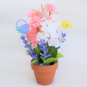 Easter Miniature and Small Flower Pots With Miniature and - Etsy