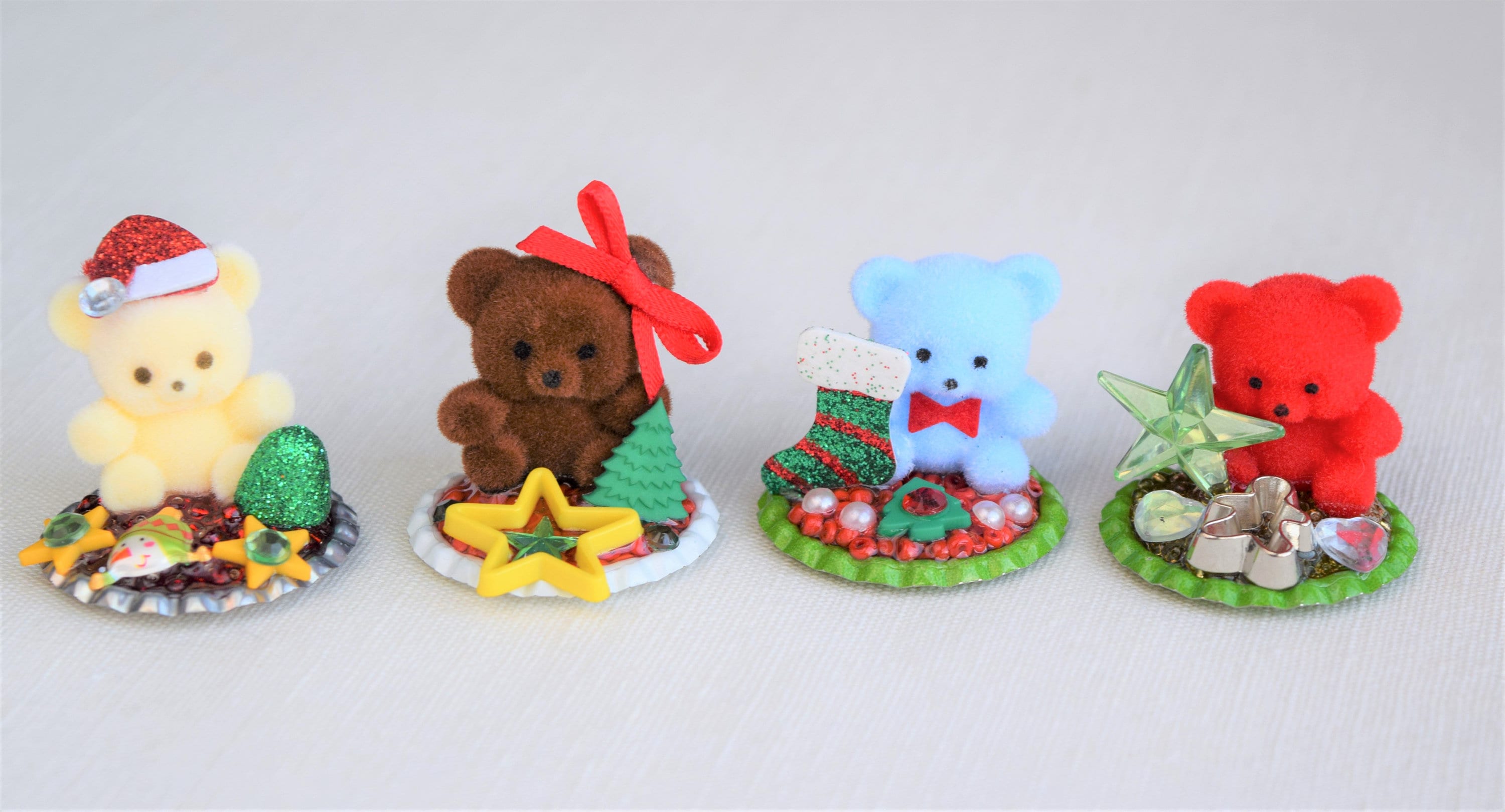 Christmas Miniature Figurine Scenes | Etsy