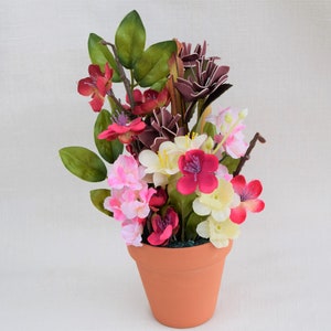 Spring Miniature And Small Flower Pots With Miniature And | Etsy