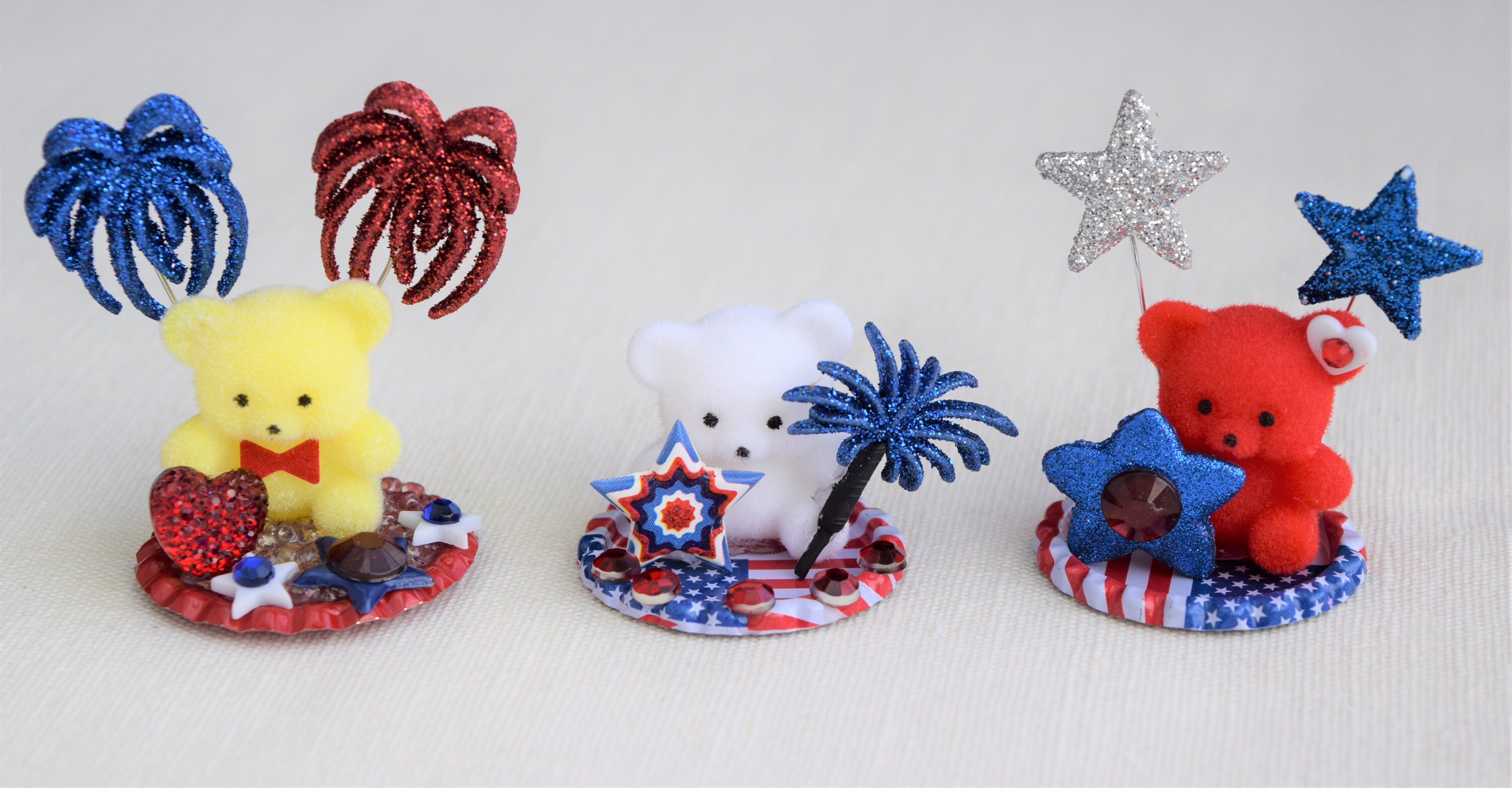 4th of July Independence Day Patriotic Miniature Figurine | Etsy