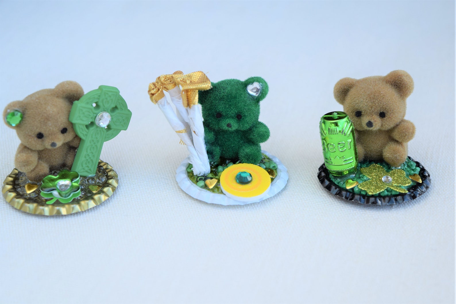 St. Patrick's Day Miniature Figurine Scenes | Etsy