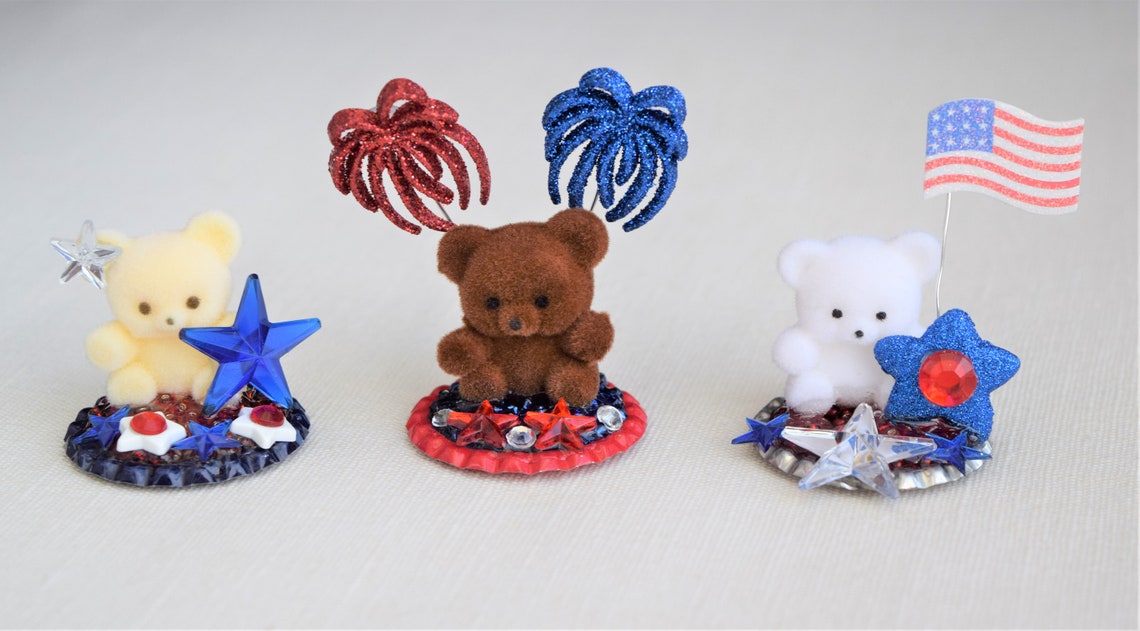 4th of July Independence Day Patriotic Miniature Figurine - Etsy