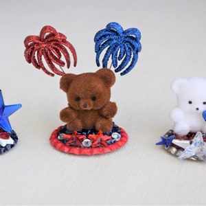 4th of July Independence Day Patriotic Miniature Figurine | Etsy