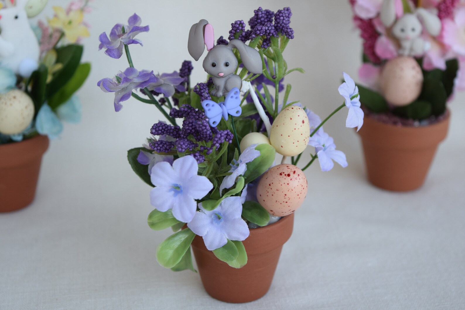 Easter Miniature and Small Flower Pots with Miniature and | Etsy