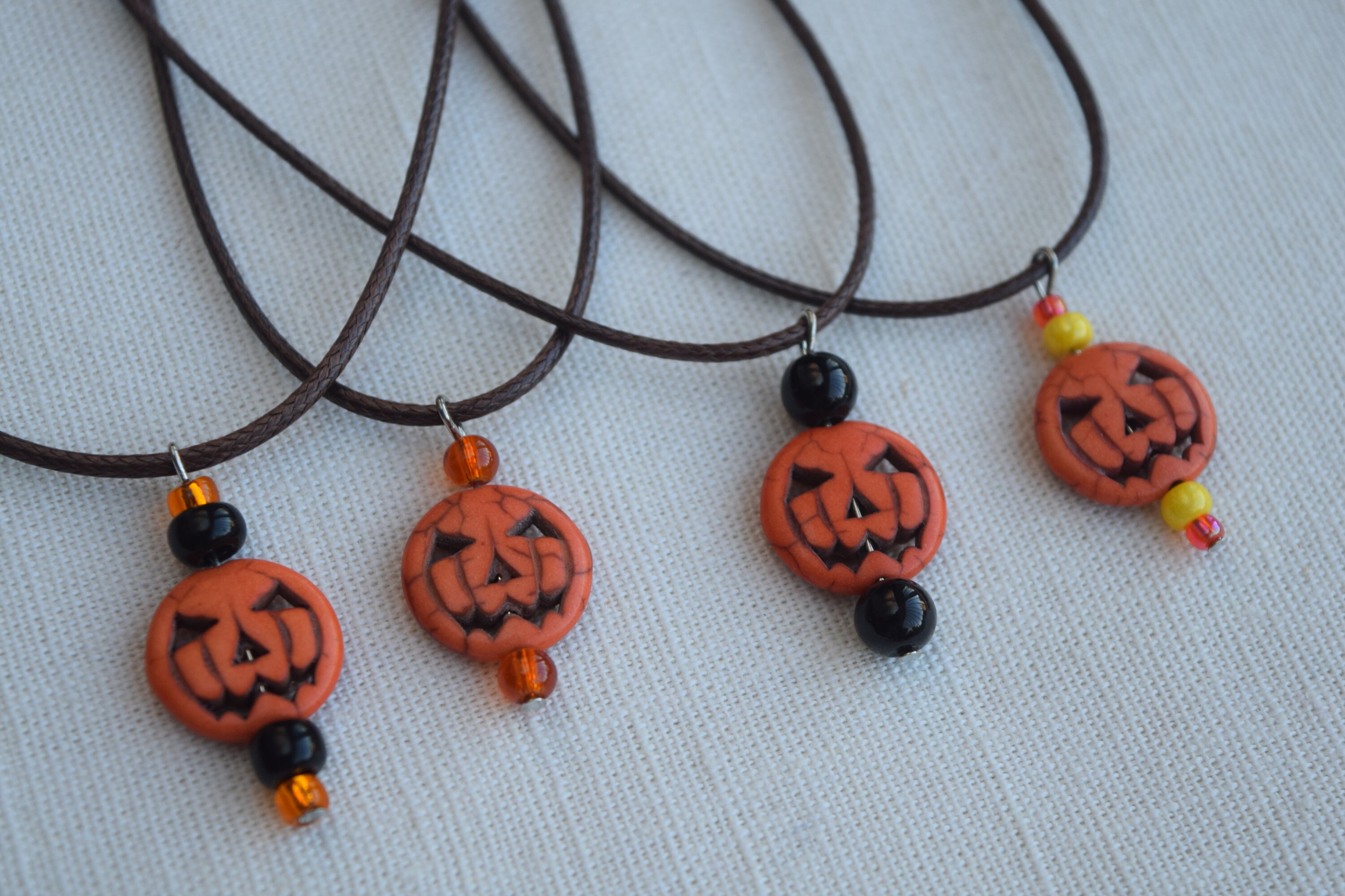 Halloween Jewelry Scary Pumpkins Necklaces Bracelets and | Etsy