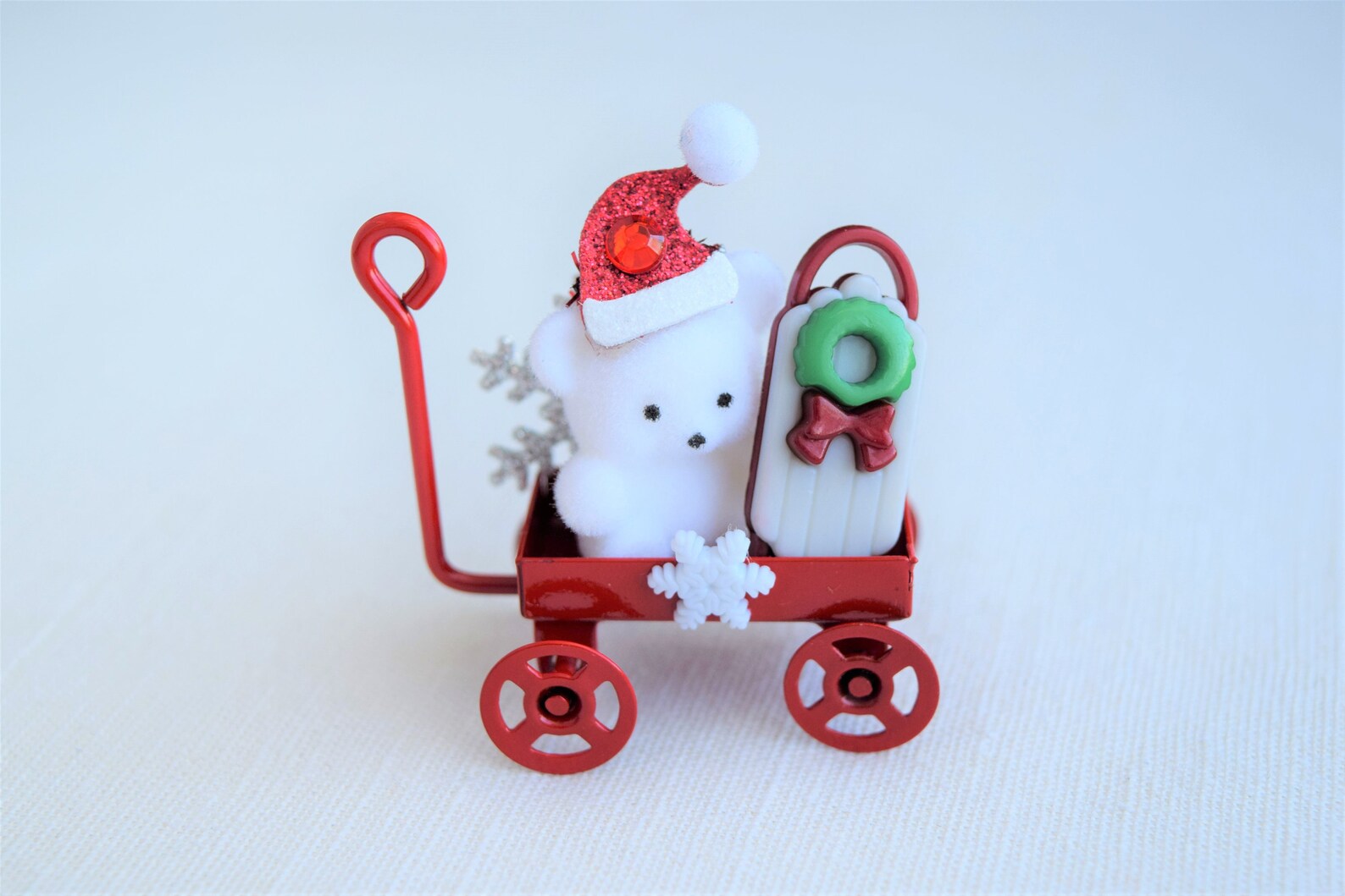 Miniature Christmas Figurine Scenes With Miniature Little Red - Etsy